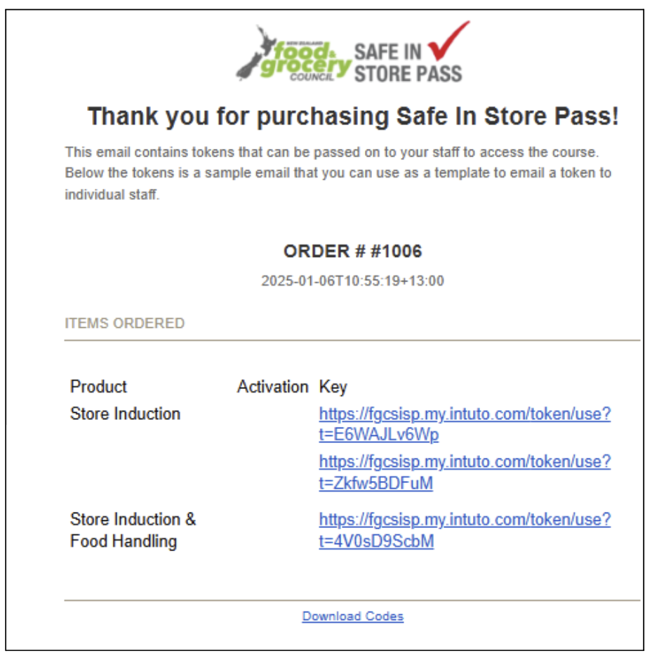 FAQ | Safe in Store Pass